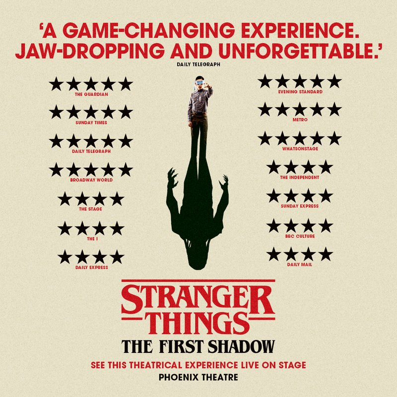 Book Stranger Things: The First Shadow Tickets - Plays Tickets ...