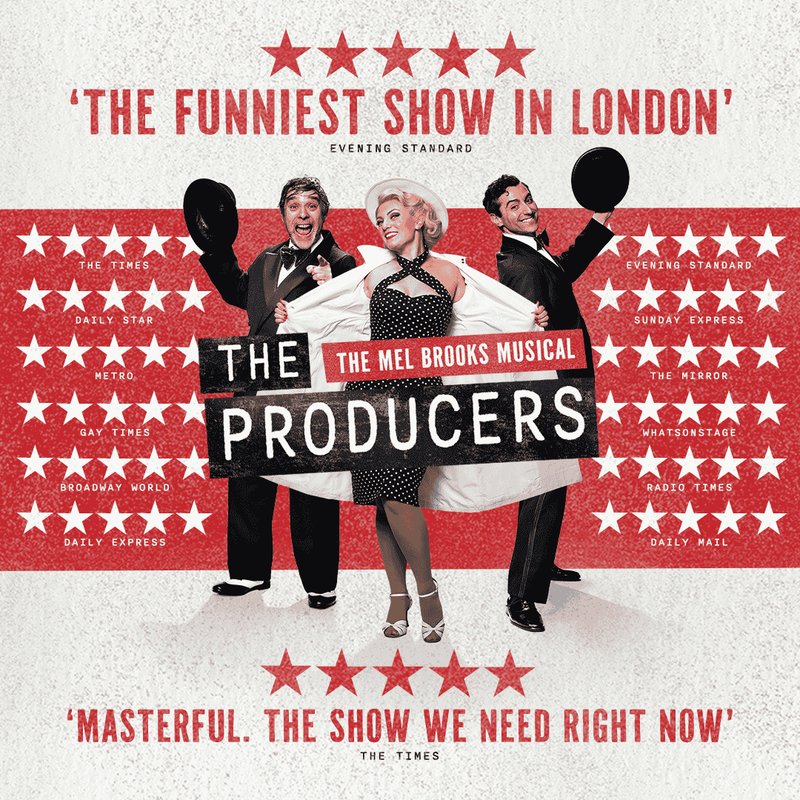 Book The Producers Tickets - Musicals Tickets - Seating plan, Show ...