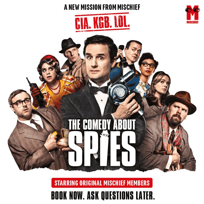 Book The Comedy About Spies Tickets - Comedy Tickets - Seating plan ...